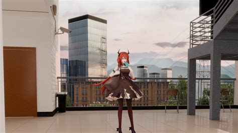 【blender】第二教学楼，mmd模型下载，mmd动作下载，mmd场景下载，mmd资源库，mmd绑骨建模k帧接单，mmd道具下载