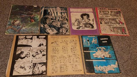 7 Vintage 1970s Mature Horror Cartoons Cycletoons Heavy Metal Hotrod