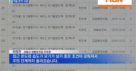 여름보다 더 극성인 가을 모기 이유는