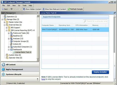 Bigfix License Tool Dashboard Missing BFI BigFix Forum