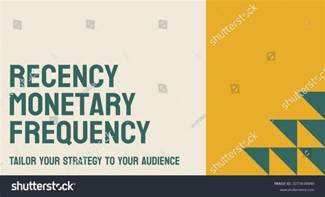 Recency Monetary Frequency Marketing Model Based Stock Vector Royalty Free 2275634849