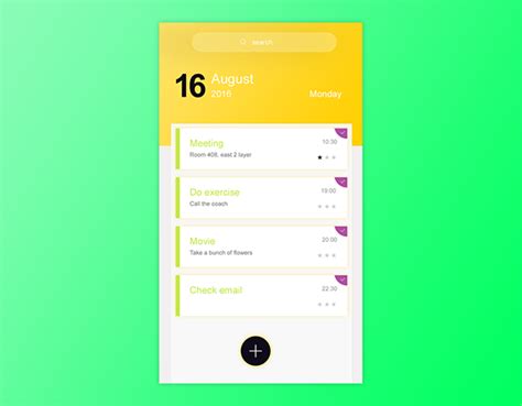 ToDo List On Behance