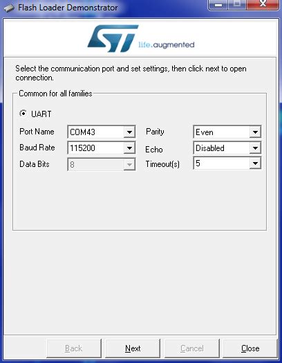 Stm32 Flash Loader How To
