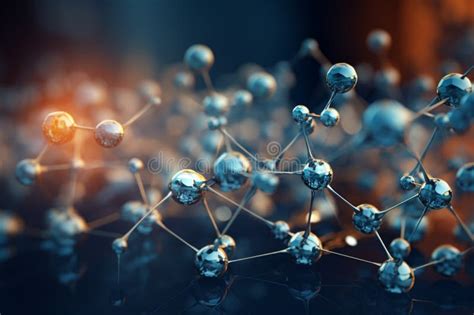 Science Molecular Structure Background With Atom Molecule Medical Concept Stock Illustration