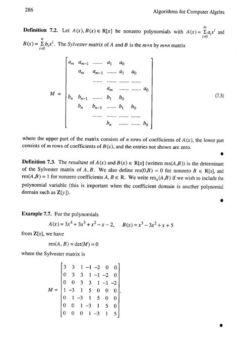 Algorithms For Computer Algebra Pdf Worksheet Hellhigh Power