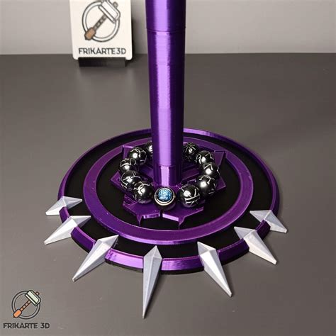 Black Panther Helmet Stand 3d Printable Display For Black Panther Helmets 3d Model By