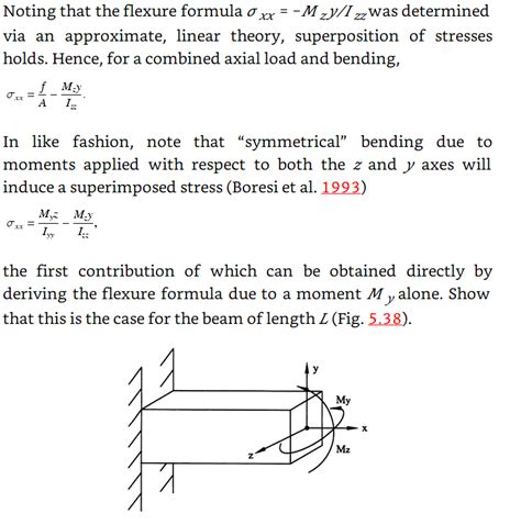 Mechanics Of Materials Flexture Examples UtewsX