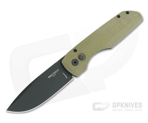 Protech Vero Synapse Green Micarta Black Dlc Magnacut