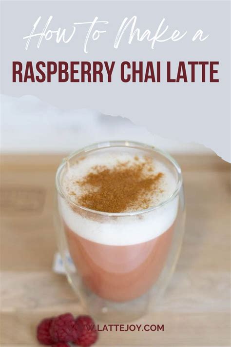 Raspberry Chai Latte Recipe