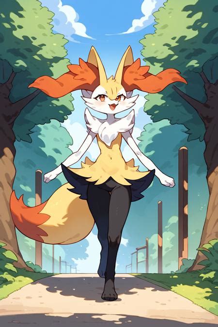 Ai Art Model Braixen Pokemon 0654 [furry] Pixai