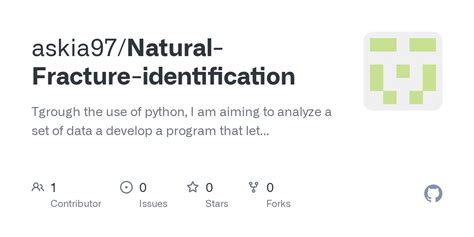 GitHub Askia Natural Fracture Identification Tgrough The Use Of Python I Am Aiming To