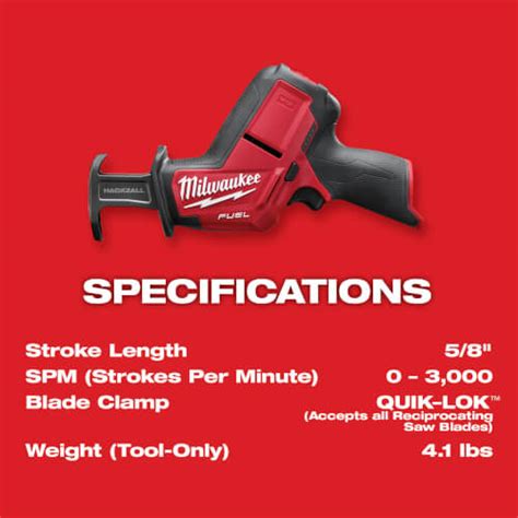 2520 21xc Milwaukee 2520 21xc M12 Fuel Hackzall Lithium Ion