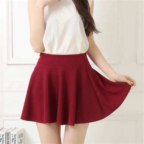 Весенняя и летняя юбка в Корейском стиле юбки бюст короткая юбка Женская высокая талия