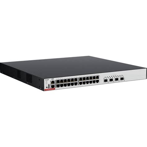 RG CS83 24GT4XS PD Ruijie 24 Port GE Layer 3 Managed Access Switch 4x 10GE SFP 24x PoE 740 W