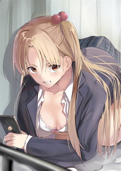 Bent Down Anime Girl