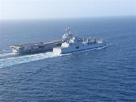 France Navy New French Navys Brf Jacques Chevallier Conducted Her