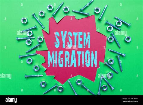 Writing Displaying Text System Migration Concept Meaning Moving From The Use Of One Operating