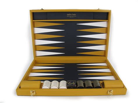 Competition Backgammon Set Geoffrey Parker Luxury Backagmmon