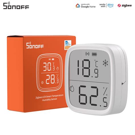 Sonoff Zigbee Smart Indoor Temperature Humidity Sensor Zigbee Hygrometer Thermometer Works With