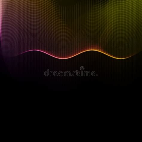 Orange Waveform Vector Background Stock Illustration Illustration Of Banner Action 168759229