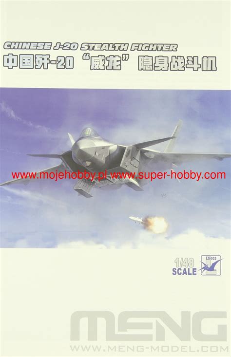 Chinese J 20 Stealth Fighter Meng Model Ls002