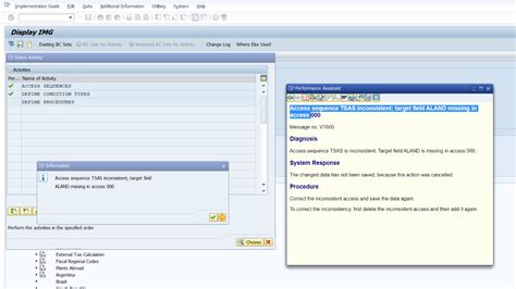 Access Sequence Inconsistent Target Field Land Mi Sap Community