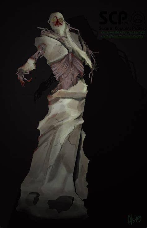 My Scp 173 Redesign Inspired By The Ones By Malcrow7 R Scp