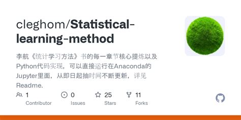 github cleghom statistical learning method 李航《统计学习方法》书的每一章节核心提炼以及