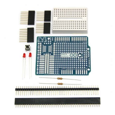 Arduino Protoshield Kit W Breadboard