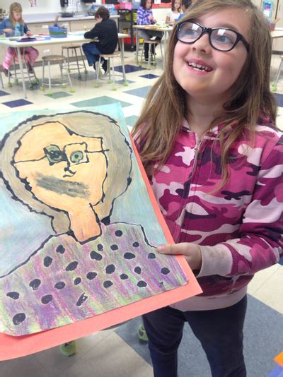 2nd Grade Self Portraits Art With Mrs White