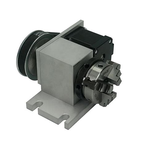 CNC Rotary Th Axis With Chuck Mm NEMA Motor