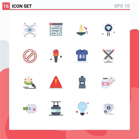 Set Of 16 Commercial Flat Colors Pack For Development Coding Phishing Wedding Love Editable Pack