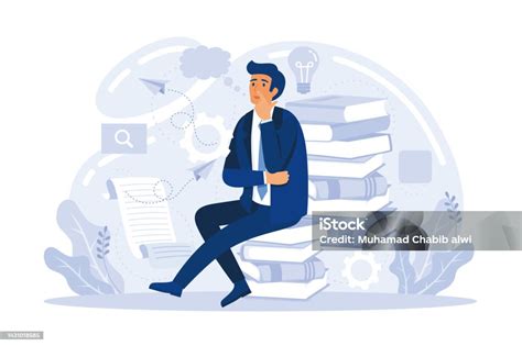 Brain Activity Abstract Concept Vector Illustration Set Thinking And Imagination Problem Solving