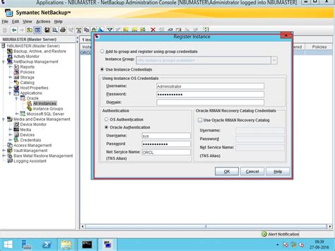 Remote Infrastructure Management Netbackup 772 Oracle Backup