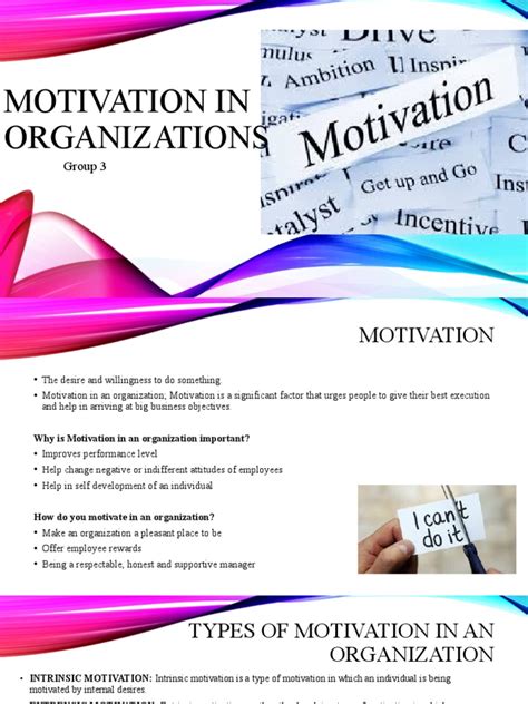 Motivation In Organizations Pdf Motivational Motivation