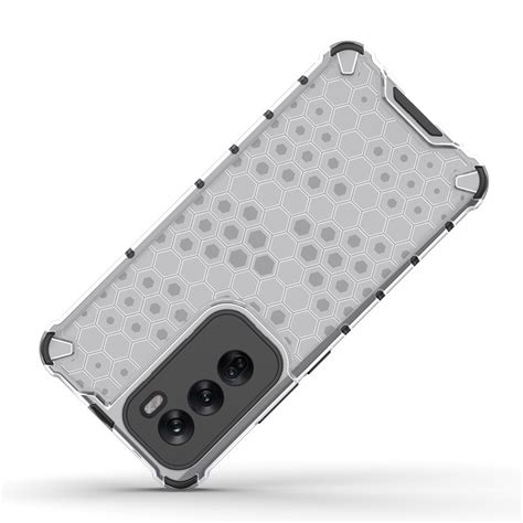 For OPPO Reno Global Shockproof Honeycomb Phone Case Red Alexnld Com