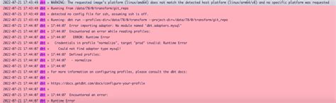 Airbyte Cannot Find Adapter On Custom Dbt Transformation Connector