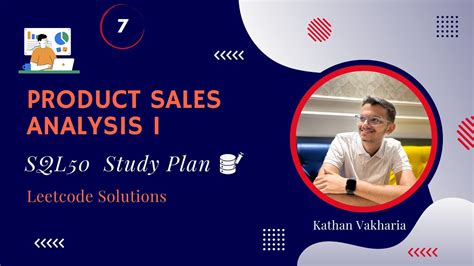 Product Sales Analysis I Sql50 Leetcode Study Plan Q 7 Youtube