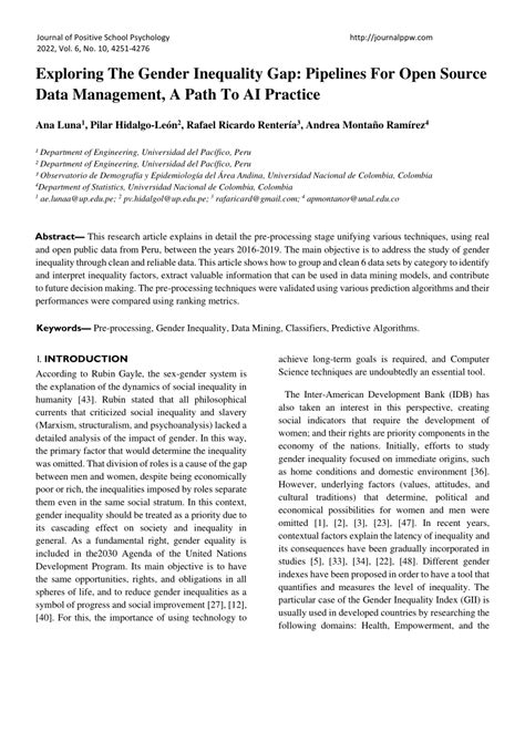 Pdf Exploring The Gender Inequality Gap Pipelines For Open Source