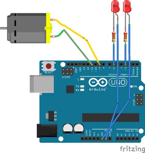 Direction And Speed Control Of Dc Motor Using Labviewpwm And Arduino 5 Steps Instructables