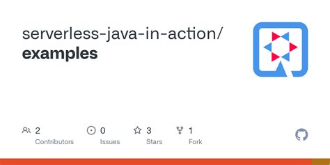 Github Serverless Java In Action Examples