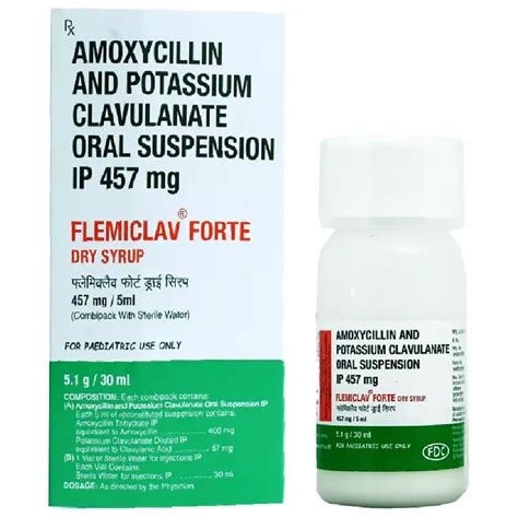 Flemiclav Forte Dry Syrup View Usage Side Effects Price And Subtitute Egmedi