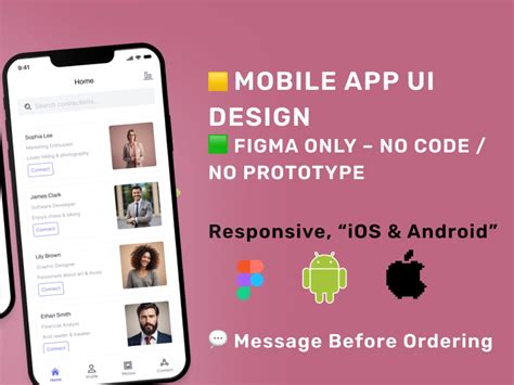 modern mobile app design ios and android ui ux in figma upwork