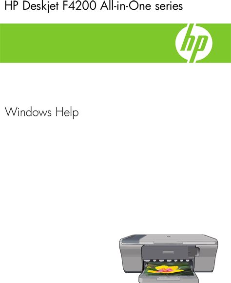 Hp Deskjet F All In One Printer Users Manual