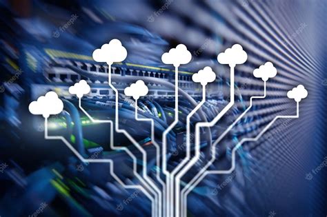 Premium Photo Cloud Technology Networking Data Storage Internet Concept