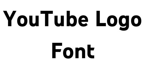 Youtube Logo Font Dafont Style