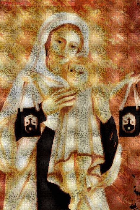 Imagin Cross Stitch Punt De Creu Punto De Cruz Virgen Del Carmen