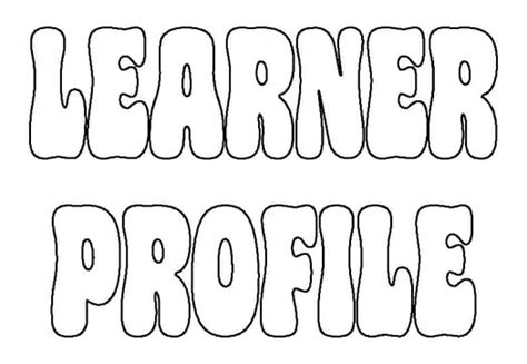 Ib Pyp Poster Set A4 Pdf Learner Profile Coloring Sheets By Green Apple