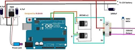 Inverter Circuit Using Arduino Making Easy Circuits