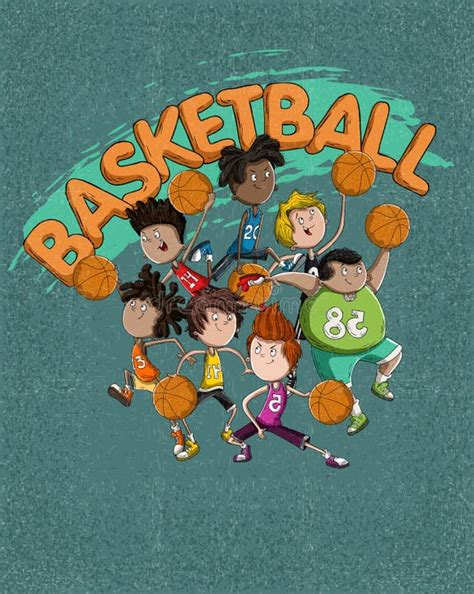 Cartoon Teen Slam Dunk Stock Illustrations 13 Cartoon Teen Slam Dunk